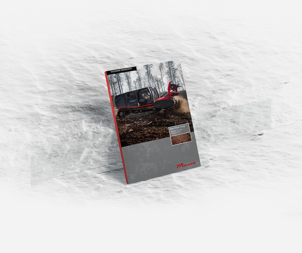 Raptor 500 Forestry Mulching Carrier Vehicle - Prinoth