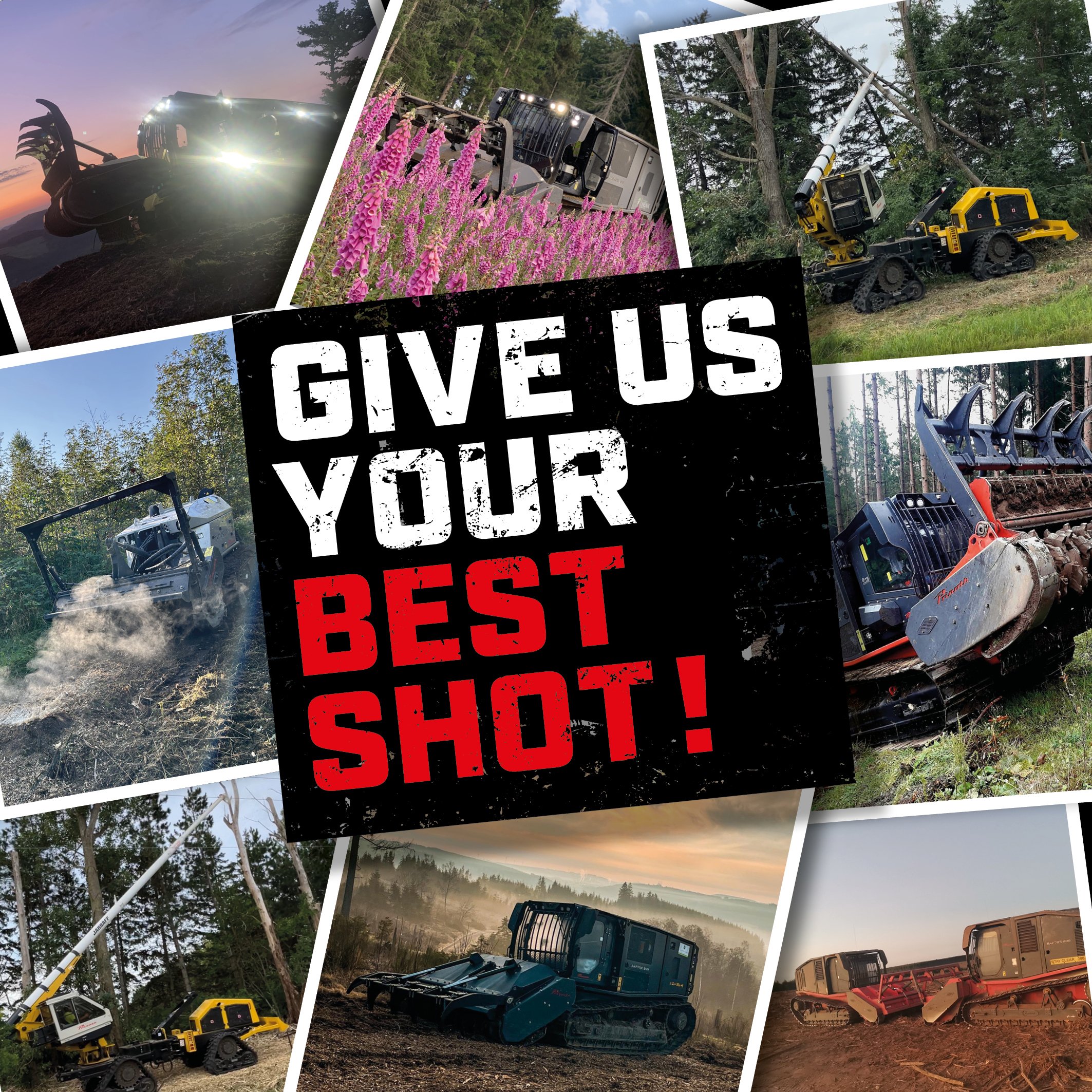 The NEW excavator mulcher - the Grizzly M350e - Prinoth