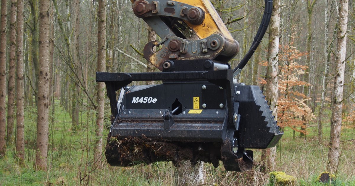 Grizzly M450e-1100 Forestry Mulcher - Prinoth