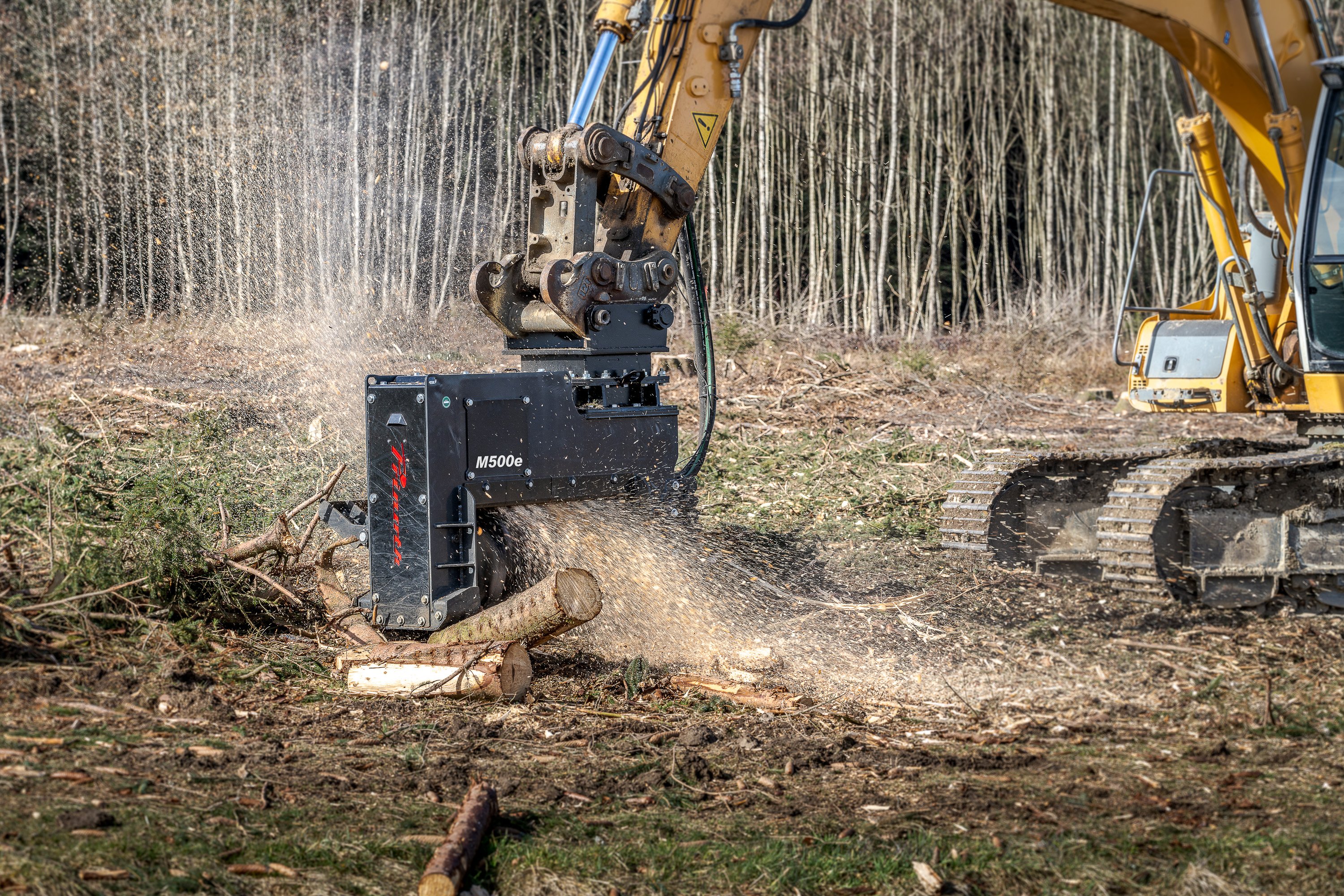 Grizzly M500e Forestry Mulcher - Prinoth