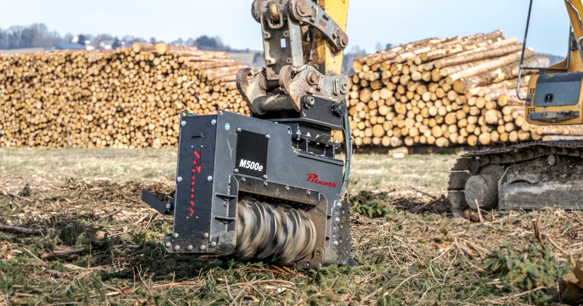 Grizzly M500e Forestry Mulcher - Prinoth