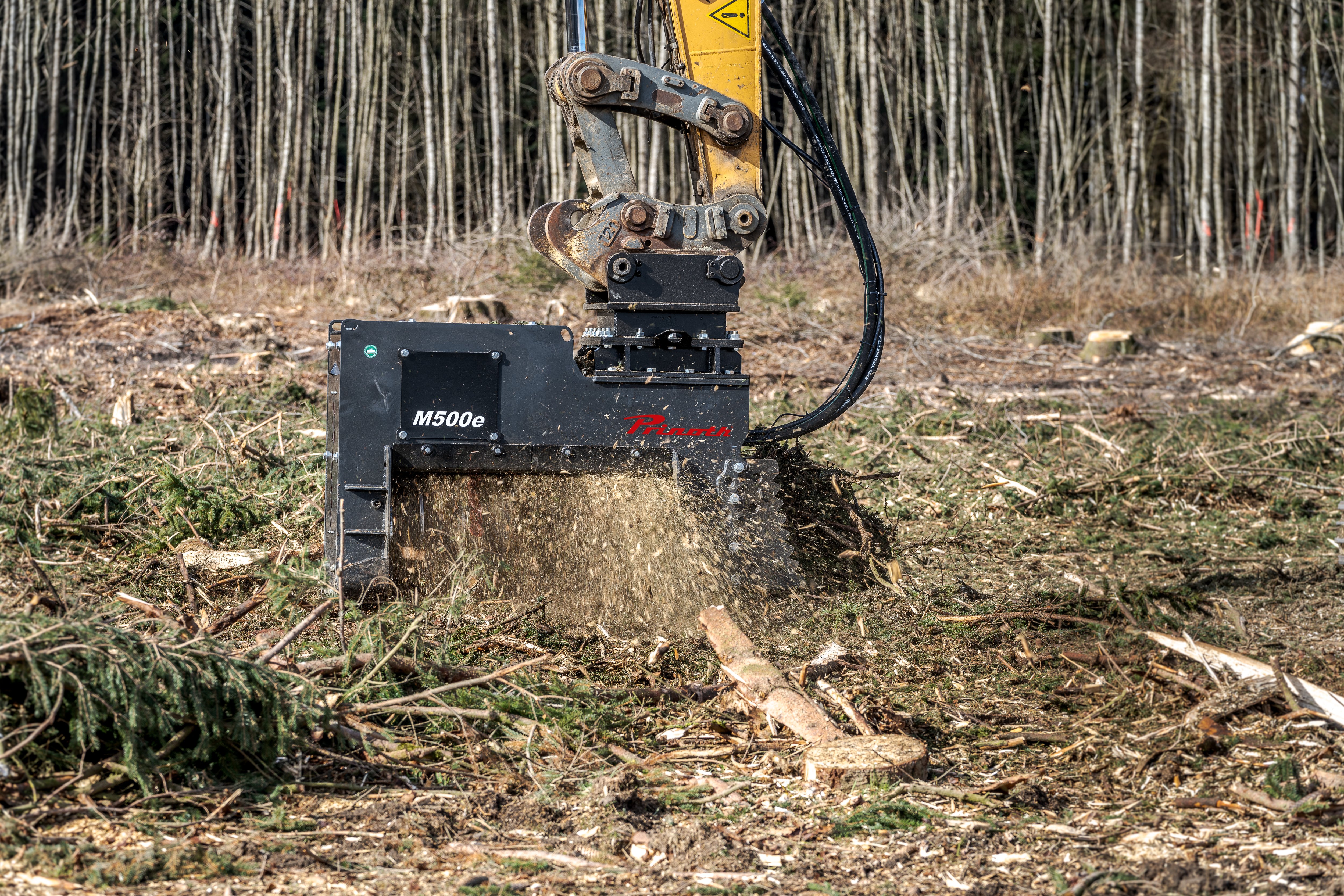 Grizzly M500e Forestry Mulcher - Prinoth