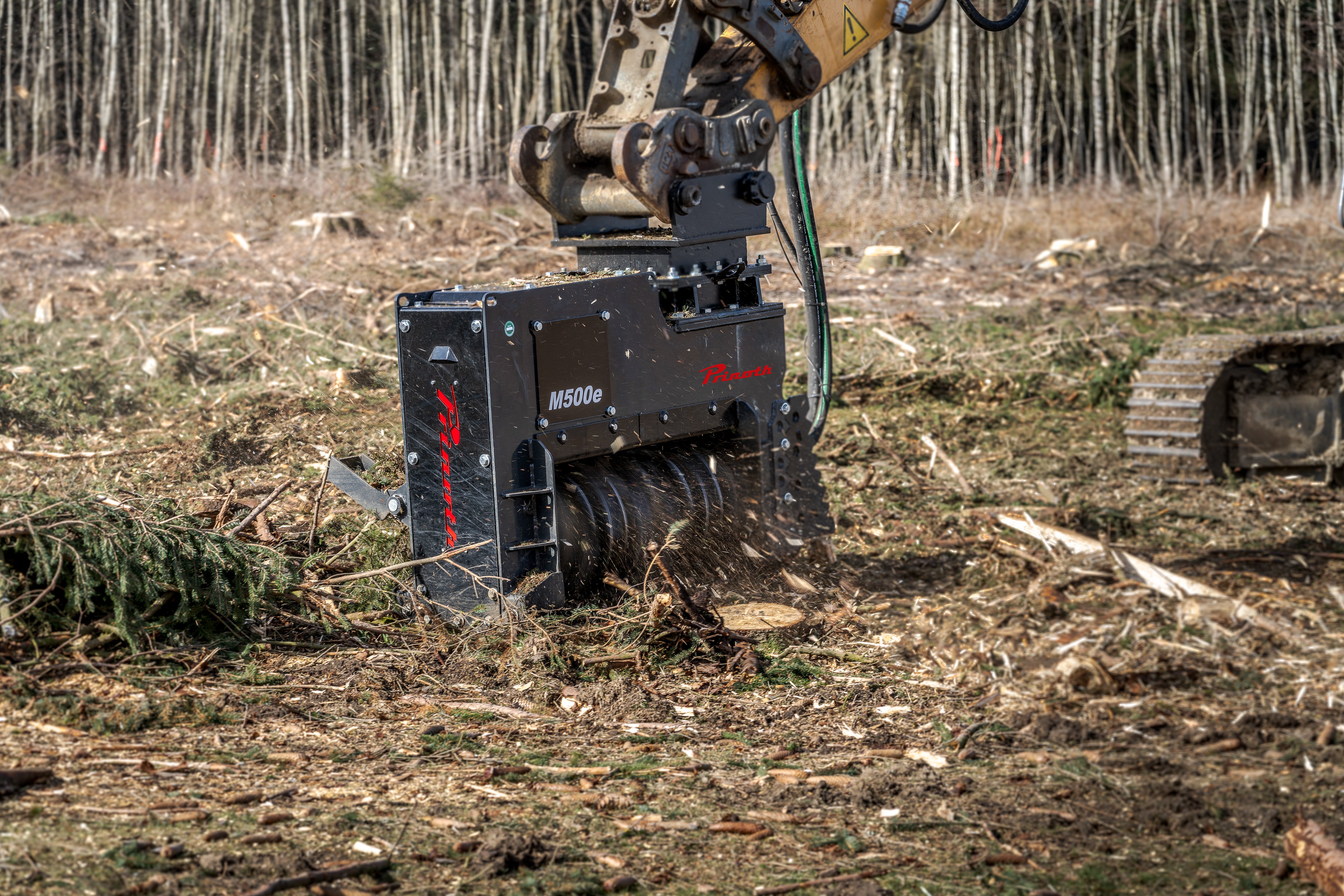 Grizzly M500e Forestry Mulcher - Prinoth