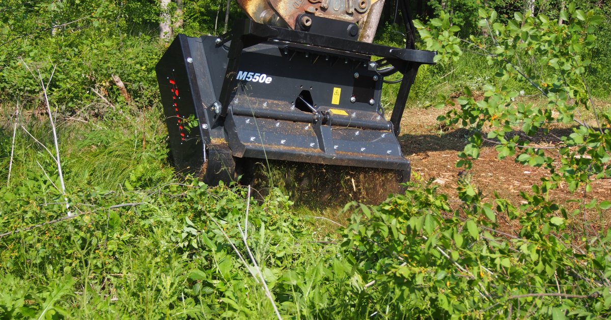 Grizzly M550e Forestry Mulcher - Prinoth