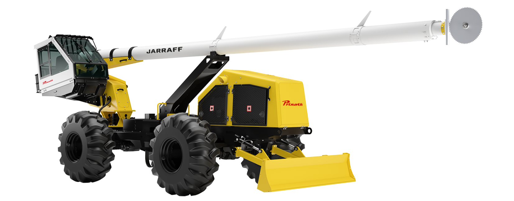 Jarraff 4 Wheel Drive Tree Trimmer - Prinoth