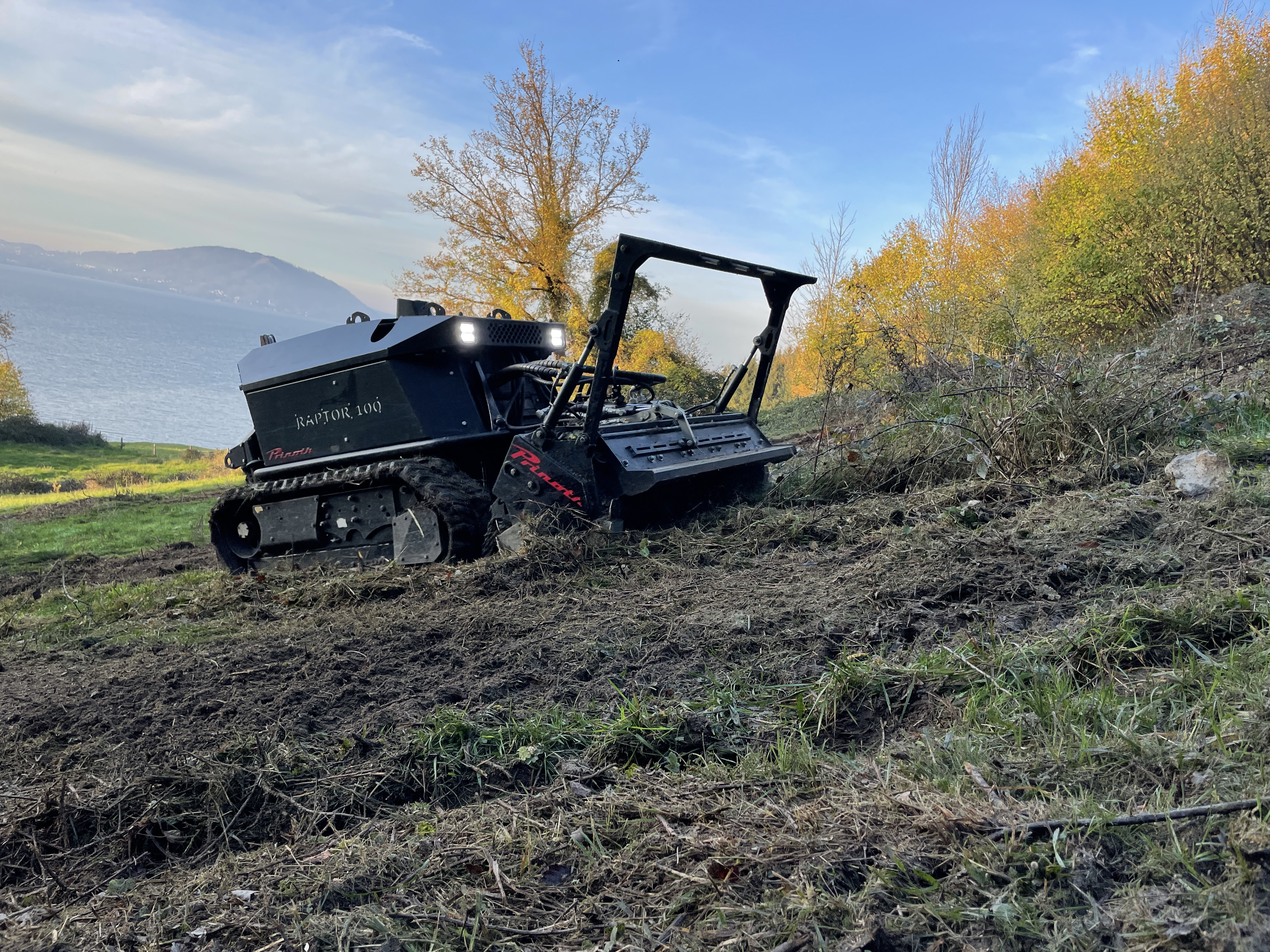 Remote-controlled vehicle Raptor 100 - Prinoth