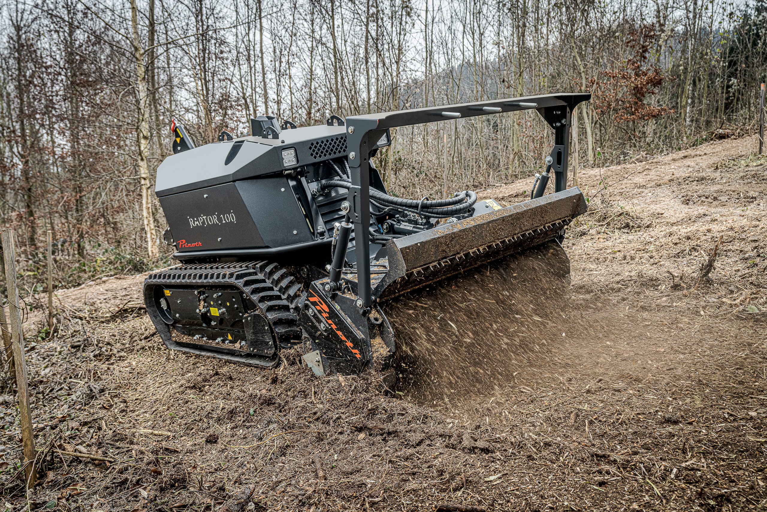 Prinoth forestry mulchers and carrier vehicles - Prinoth