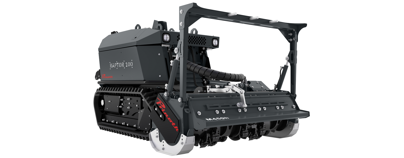 Raptor carrier vehicles and forestry mulchers - Prinoth