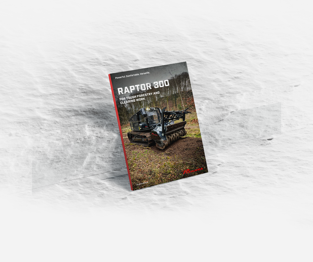 Raptor 300 Forestry Mulching Carrier Vehicle - Prinoth