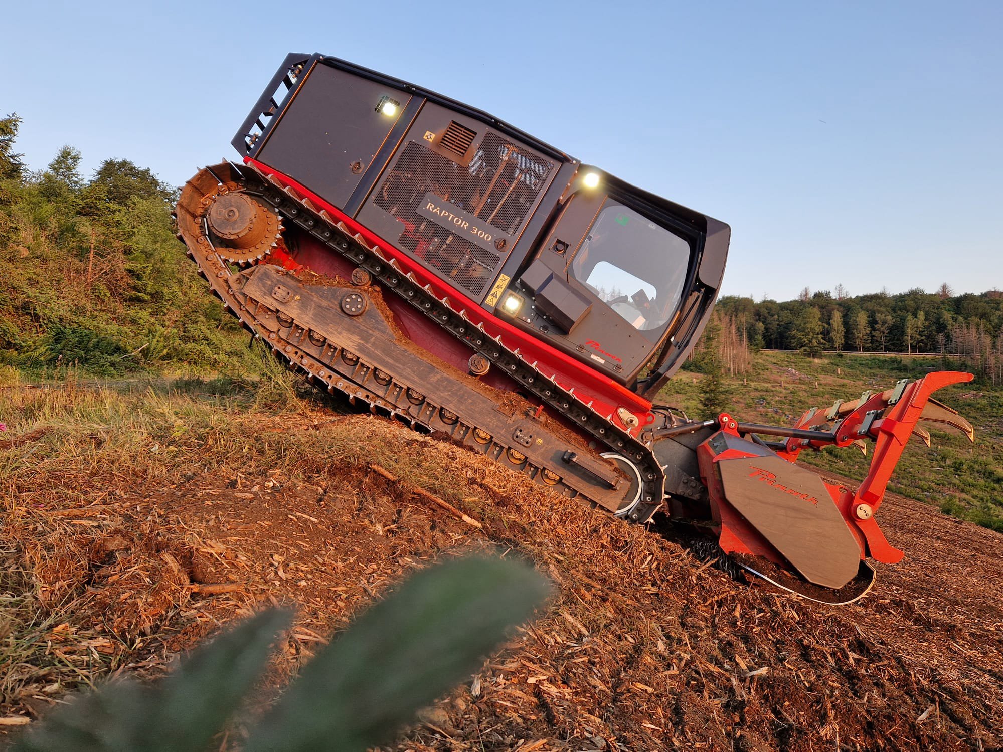 Raptor 300 Forestry Mulching Carrier Vehicle - Prinoth