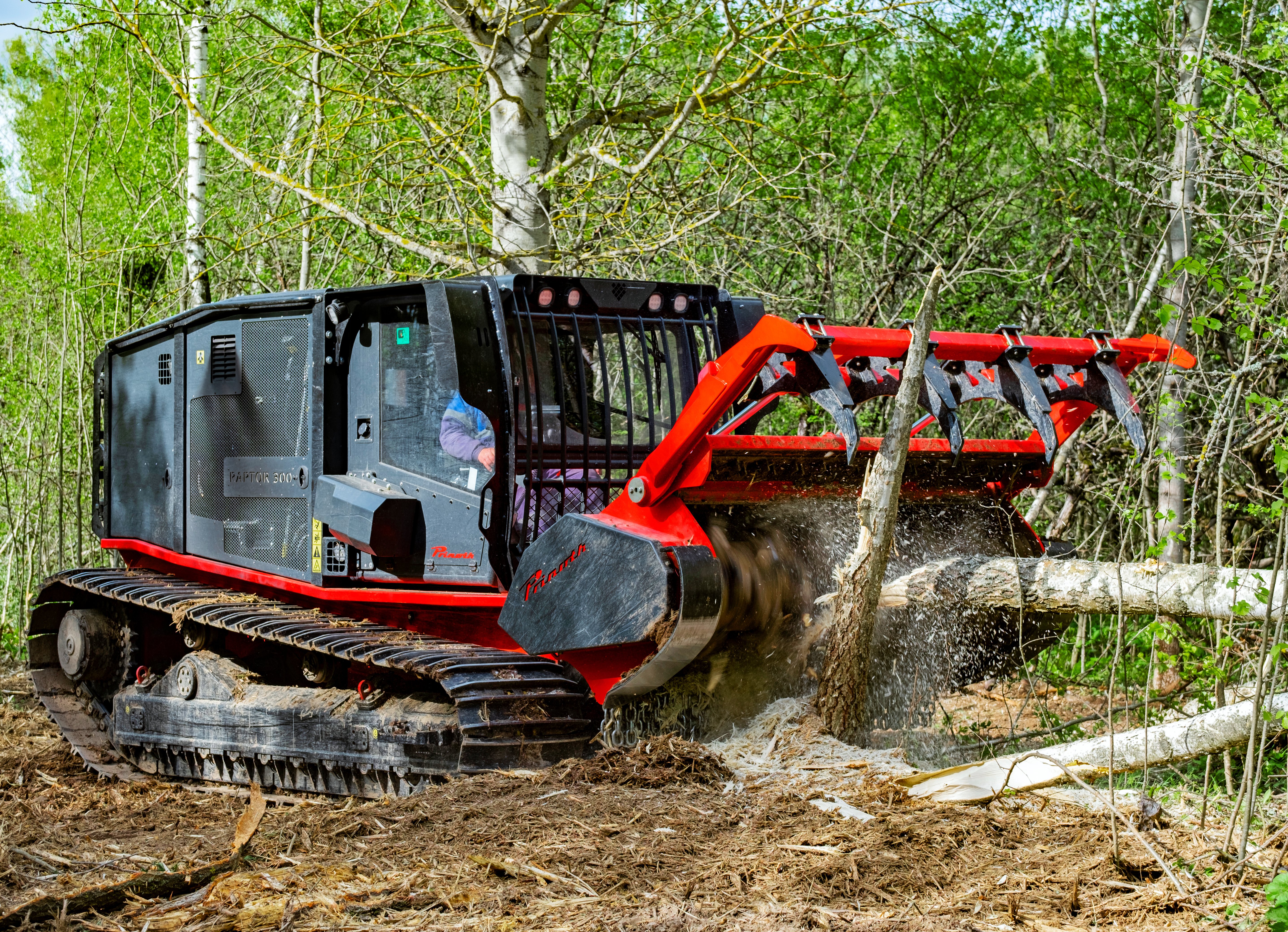 Raptor 300 Forestry Mulching Carrier Vehicle - Prinoth