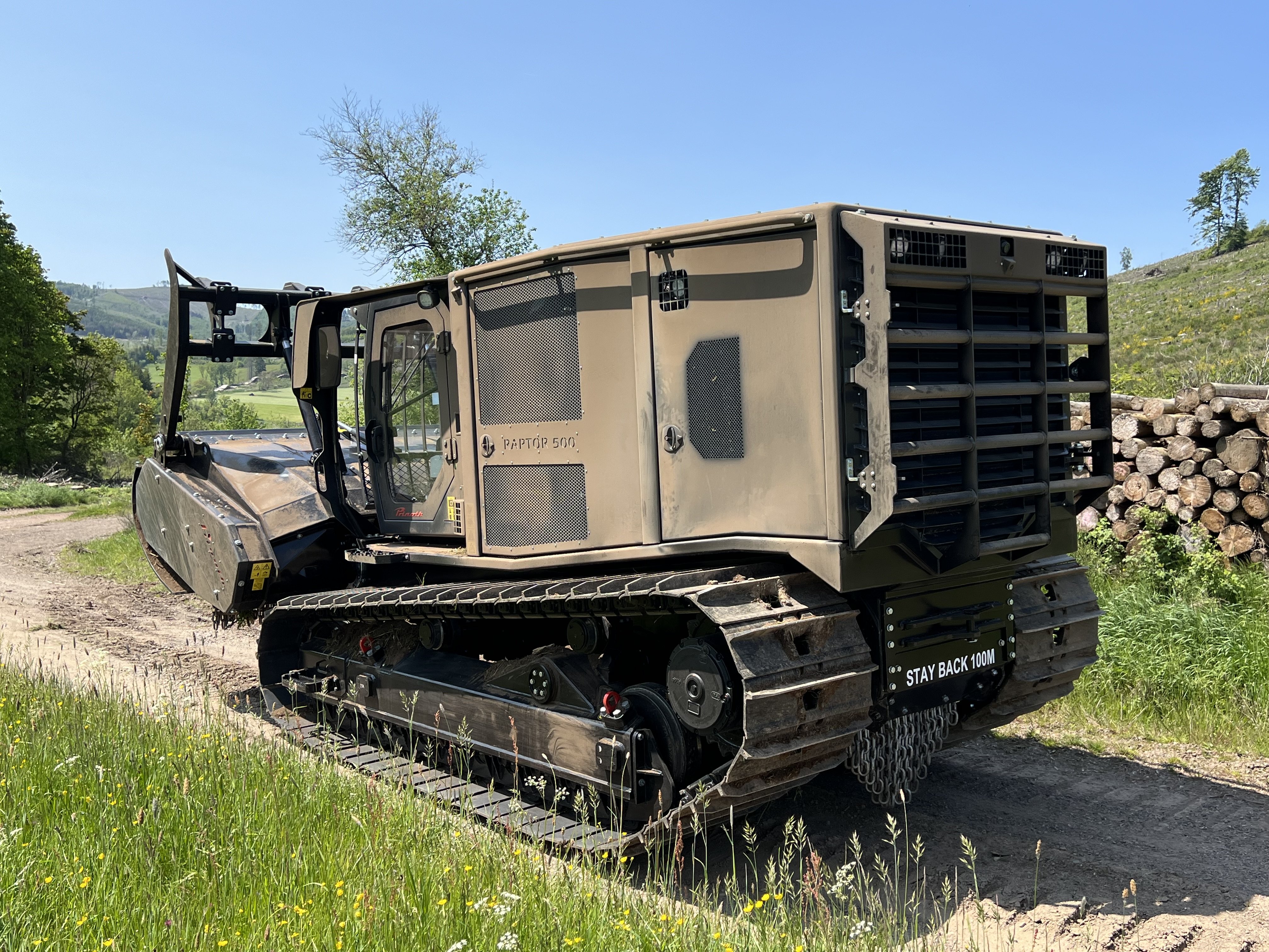 Raptor 500 Forestry Mulching Carrier Vehicle - Prinoth