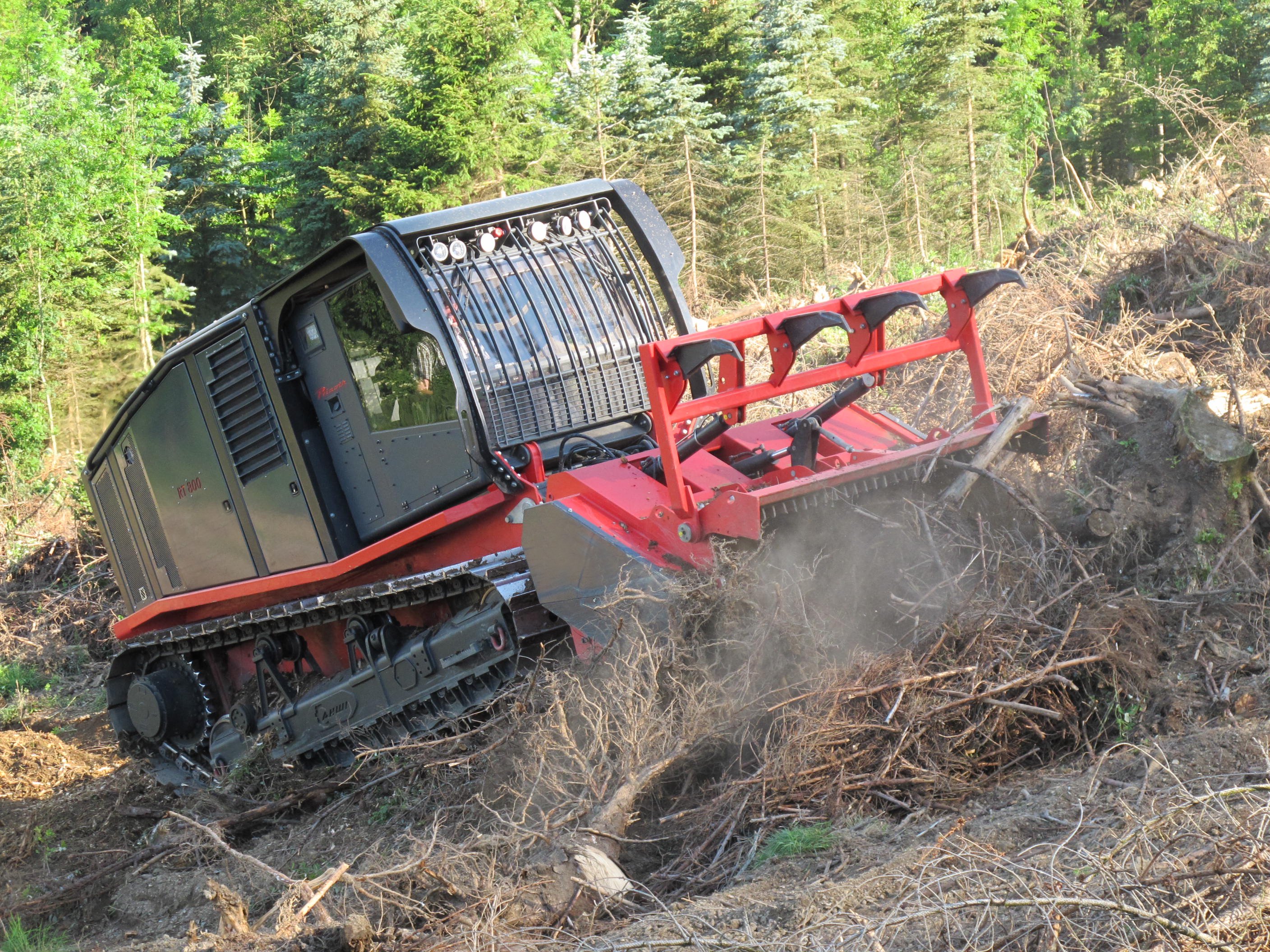 Raptor 800 Forestry Mulching Carrier Vehicle - Prinoth