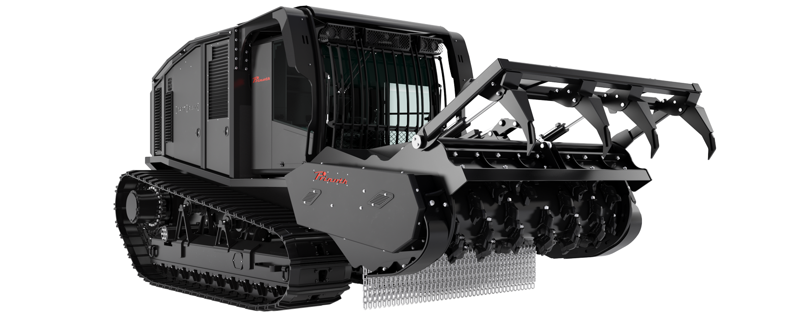 Prinoth forestry mulchers and carrier vehicles - Prinoth